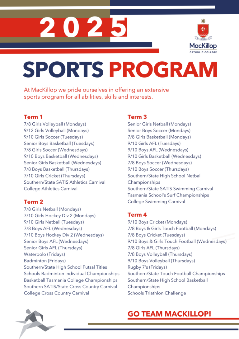 Sports - MacKillop Catholic College